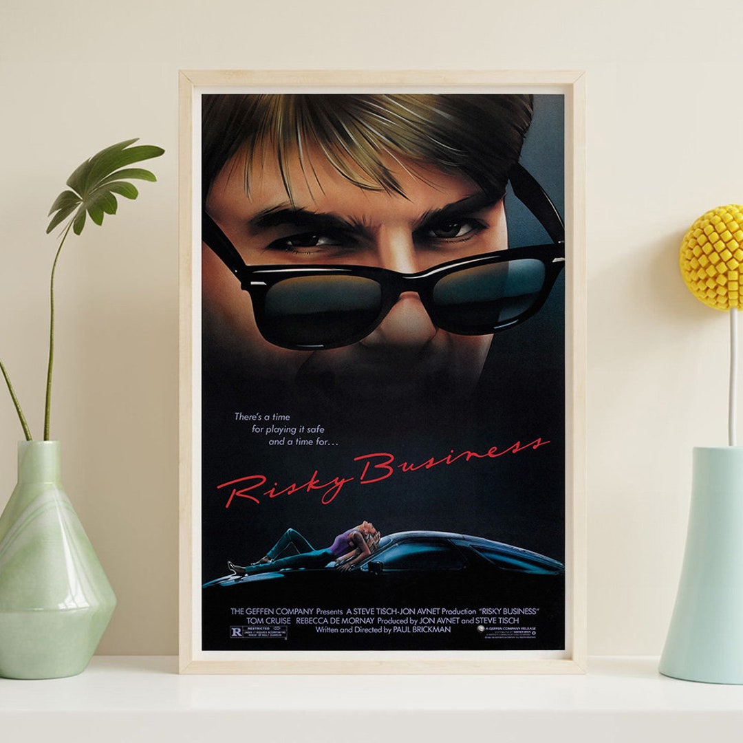 Risky Business Classic Movie Canvas Poster, HD Poster Print, Vintage ...