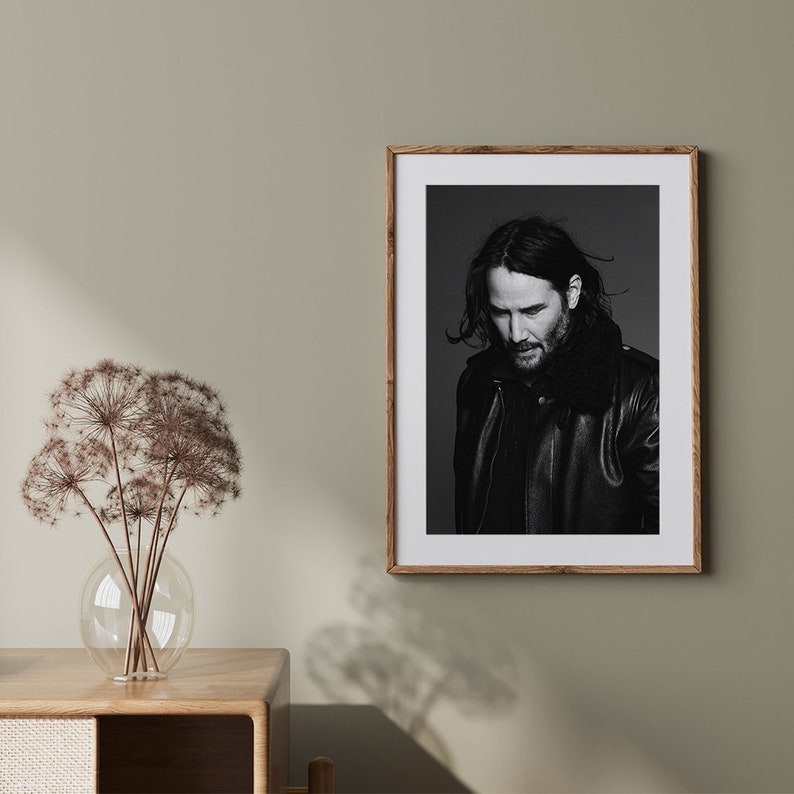 Keanu Reeves Actor Canvas Poster, HD Poster Print, Vintage Poster, Art ...