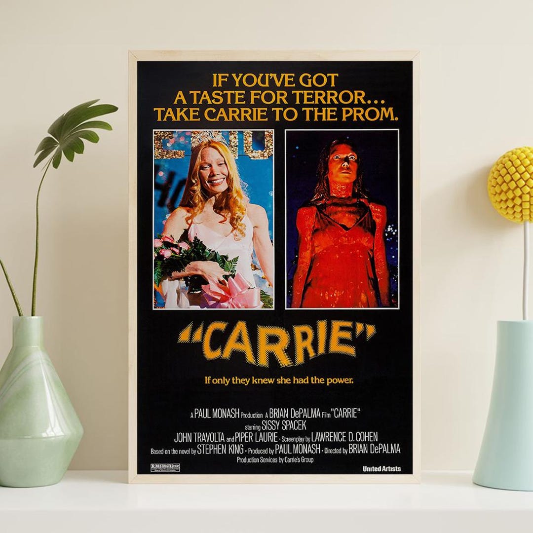 Carrie Movie Canvas Poster, HD Poster Print, Vintage Poster, Art ...