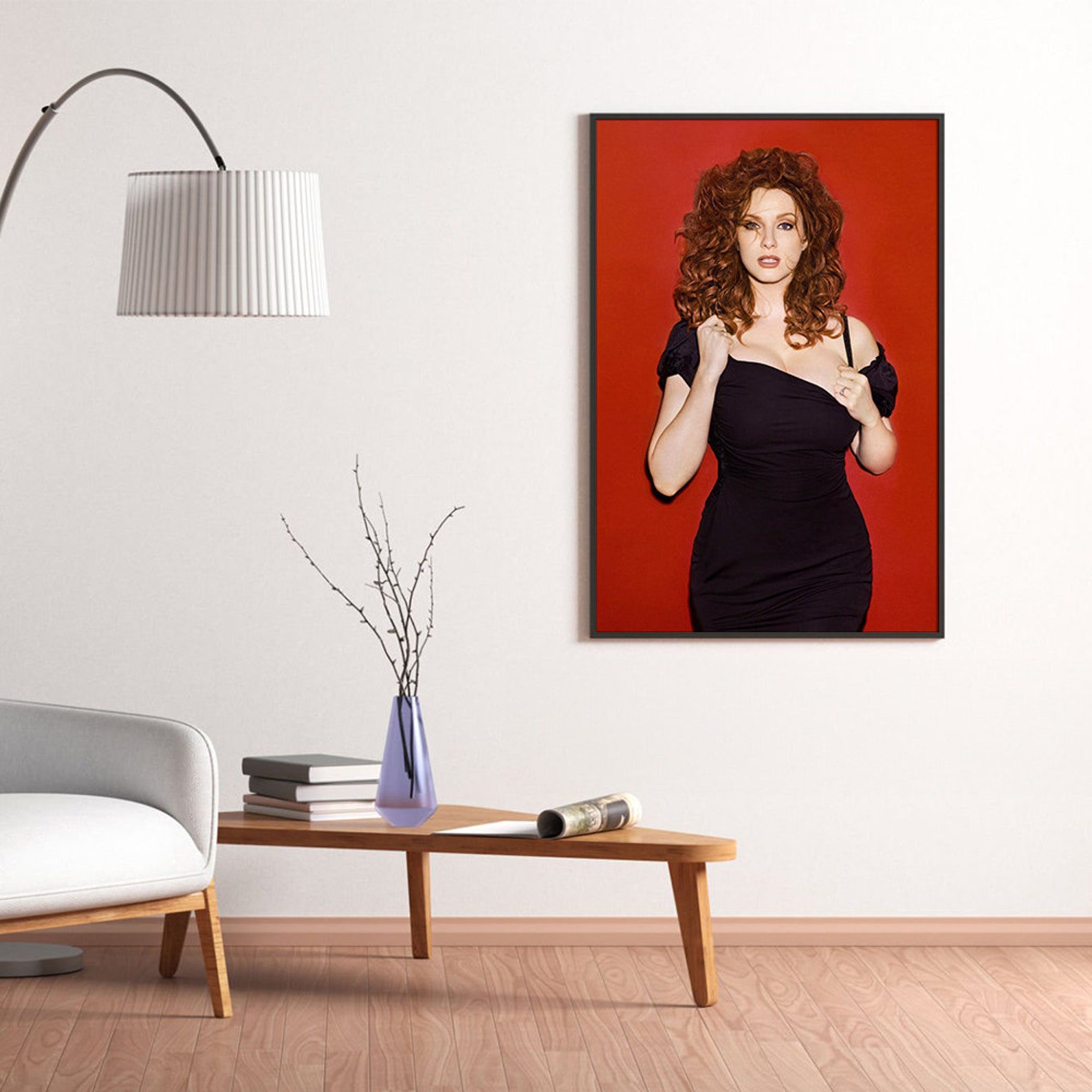 Christina Hendricks Canvas Poster Celebrity Poster, HD Poster Print ...