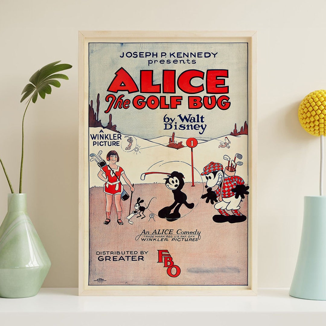 Felix the Cat & Alice Canvas Poster, HD Poster Print, Vintage Poster ...