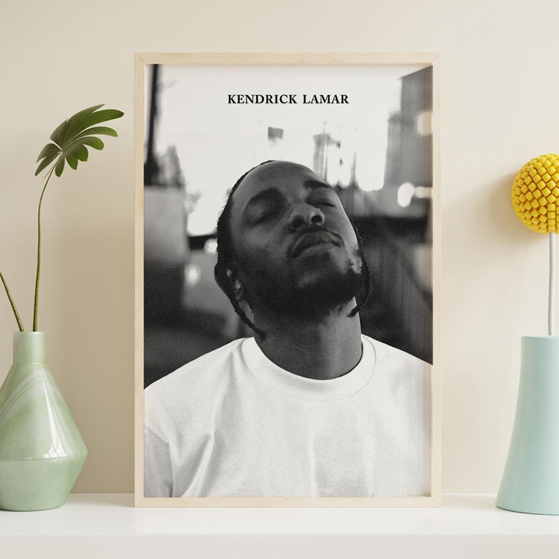 Kendrick Lamar Rapper Canvas Poster, HD Poster Print, Vintage Poster ...