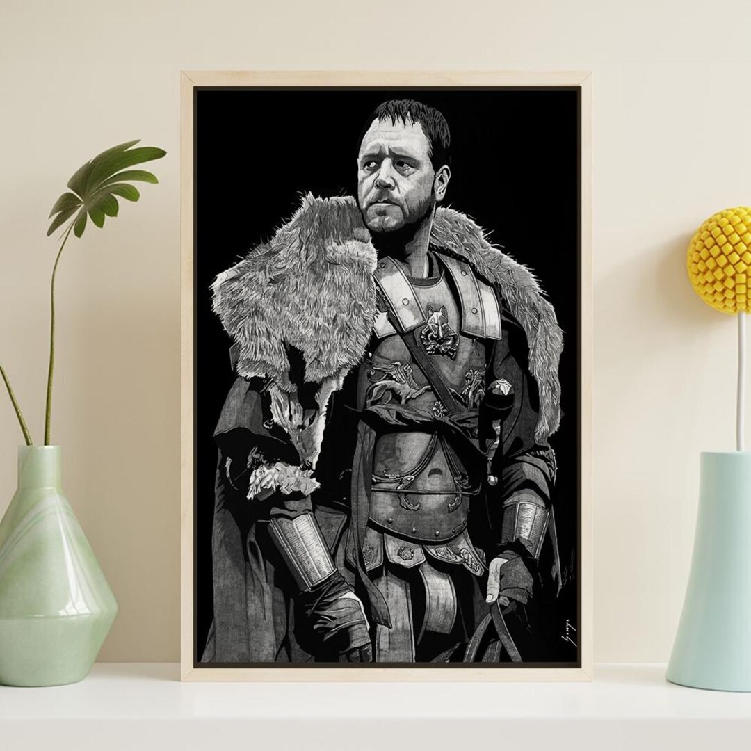 Gladiator Movie Canvas Poster, HD Poster Print, Vintage Poster, Art ...