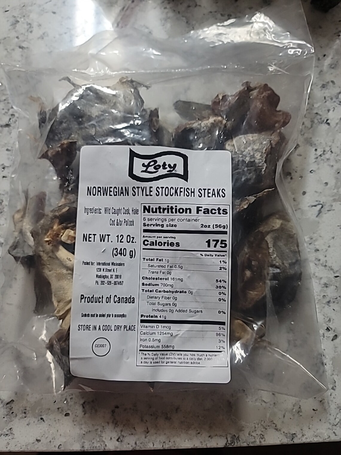12oz .stock Fish Steak Dry - Norway Style Stockfish Cut for All Your ...