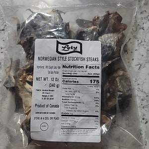 12oz .stock Fish Steak Dry - Norway Style Stockfish Cut for All Your ...