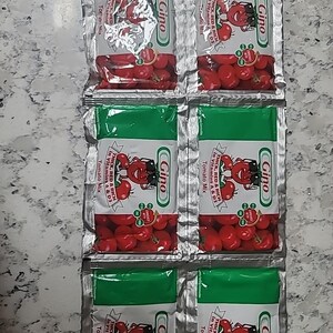 Gino Party Jollof Rice Seasoning Tomato Paste 1 Roll ( Pack of 6 ) 0 ...