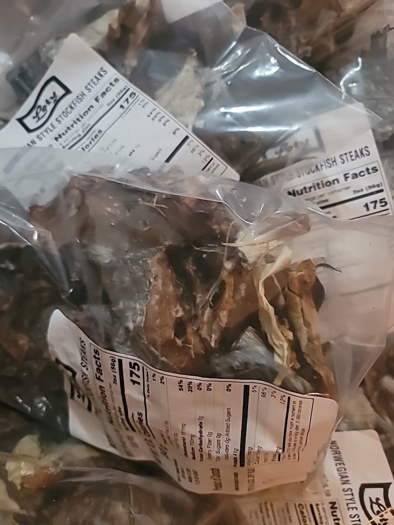 12oz .stock Fish Steak Dry - Norway Style Stockfish Cut for All Your ...