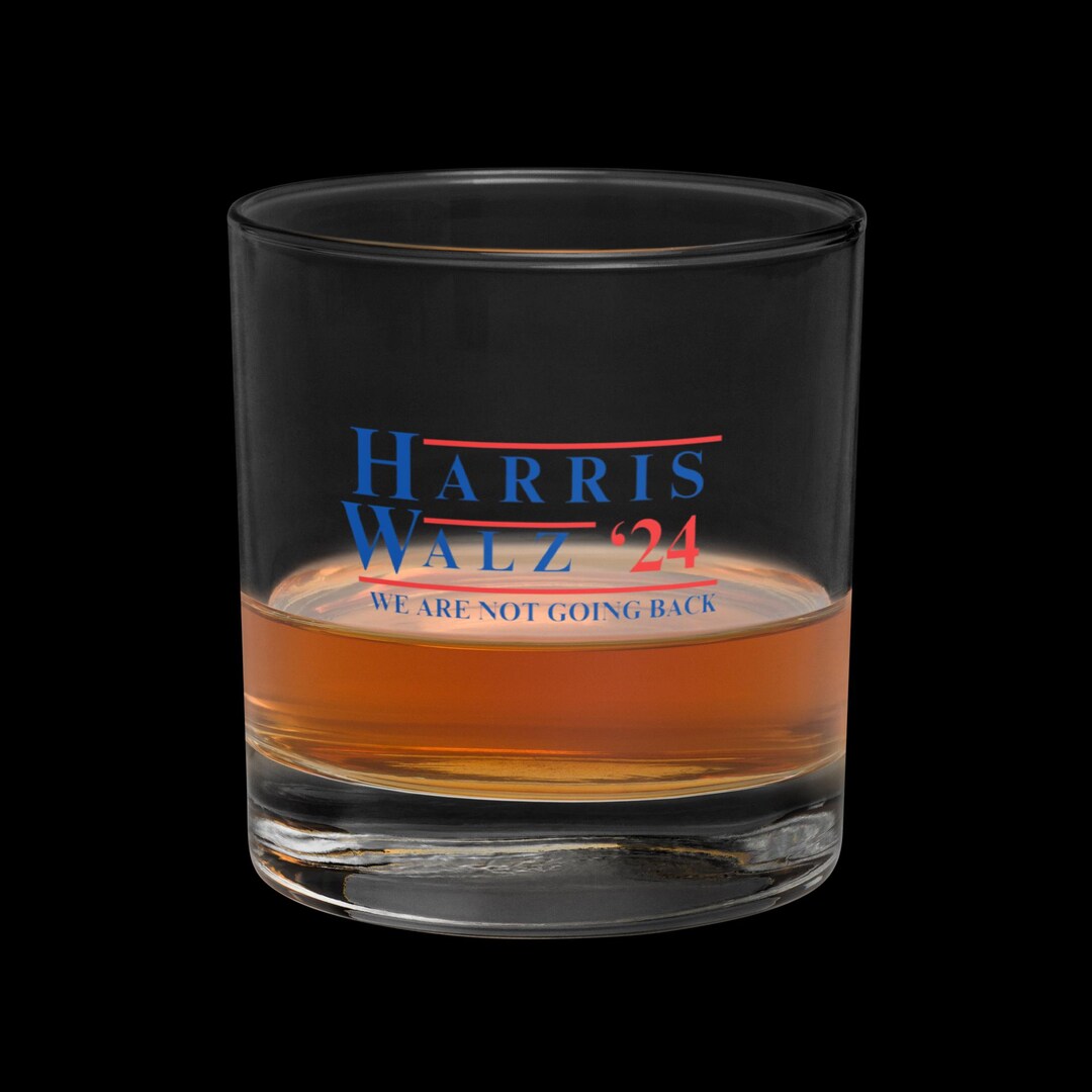 Harris Walz Whiskey Glass, Harris 2024, Vice President, Kitchen, Cups ...
