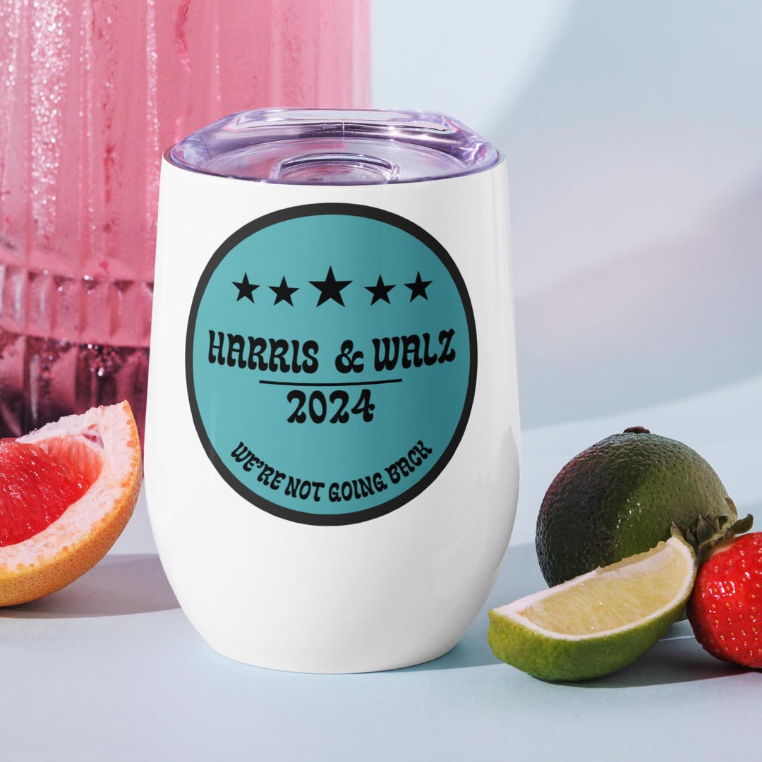 Harris Walz Wine Tumbler, Harris 2024, Vice President, Kitchen, Cups ...