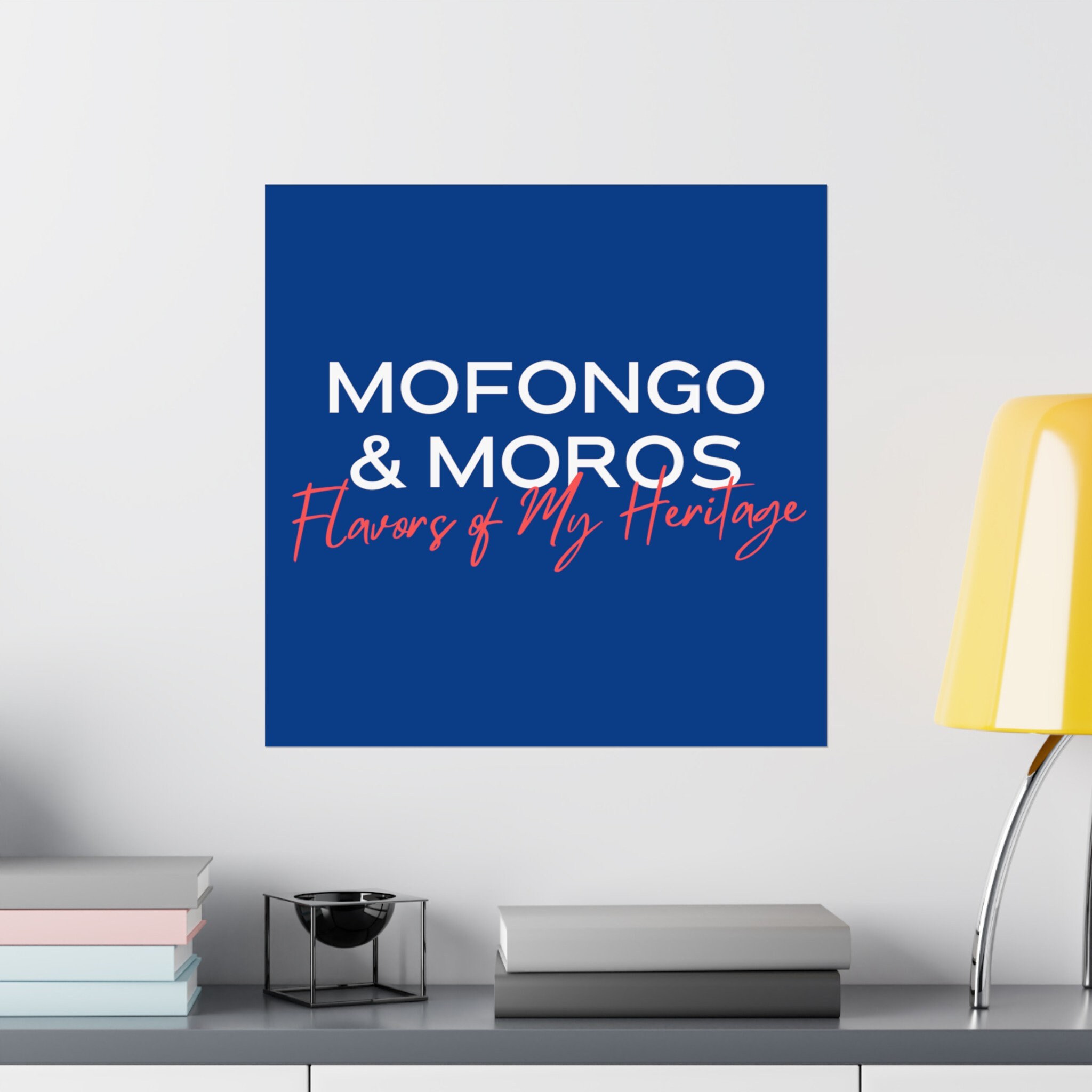 Wall Art Mofongo & Moros Flavors of My Heritage Matte Vertical Posters ...