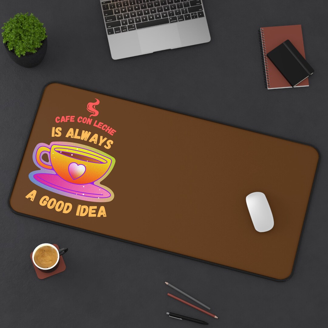 Cafe Con Leche Desk Mat - Etsy