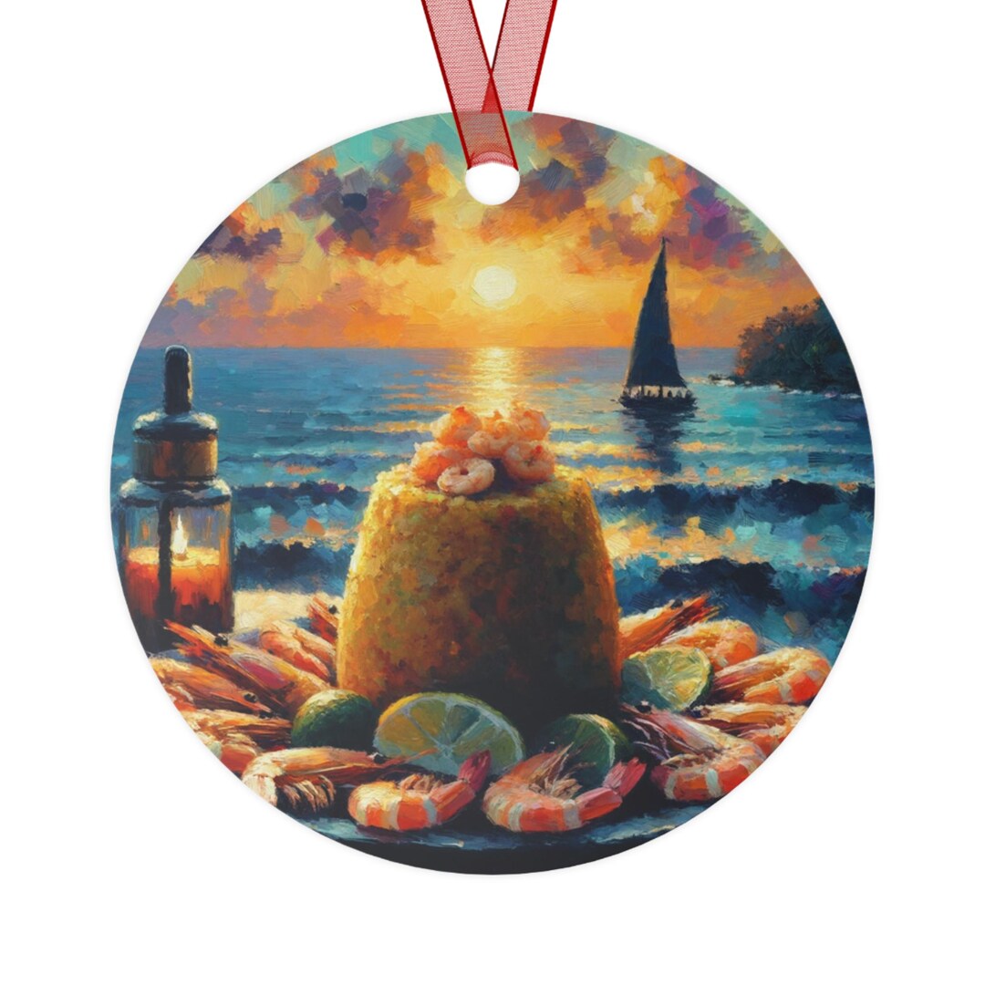 Mofongo Power Metal Ornaments - Etsy