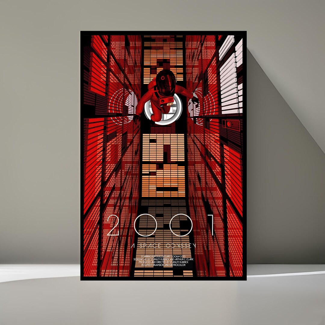 2001 A Space Odyssey Movie Poster, Room Decor, Home Decor, Wall Print ...