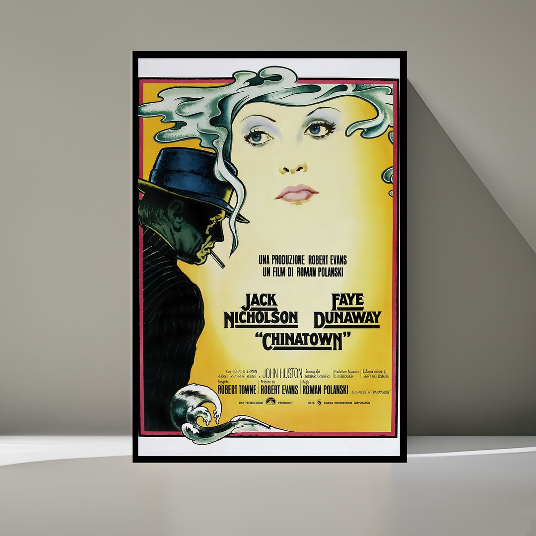 CHINATOWN Movie Poster, Room Decor, Home Decor, Wall Print, Art Poster ...