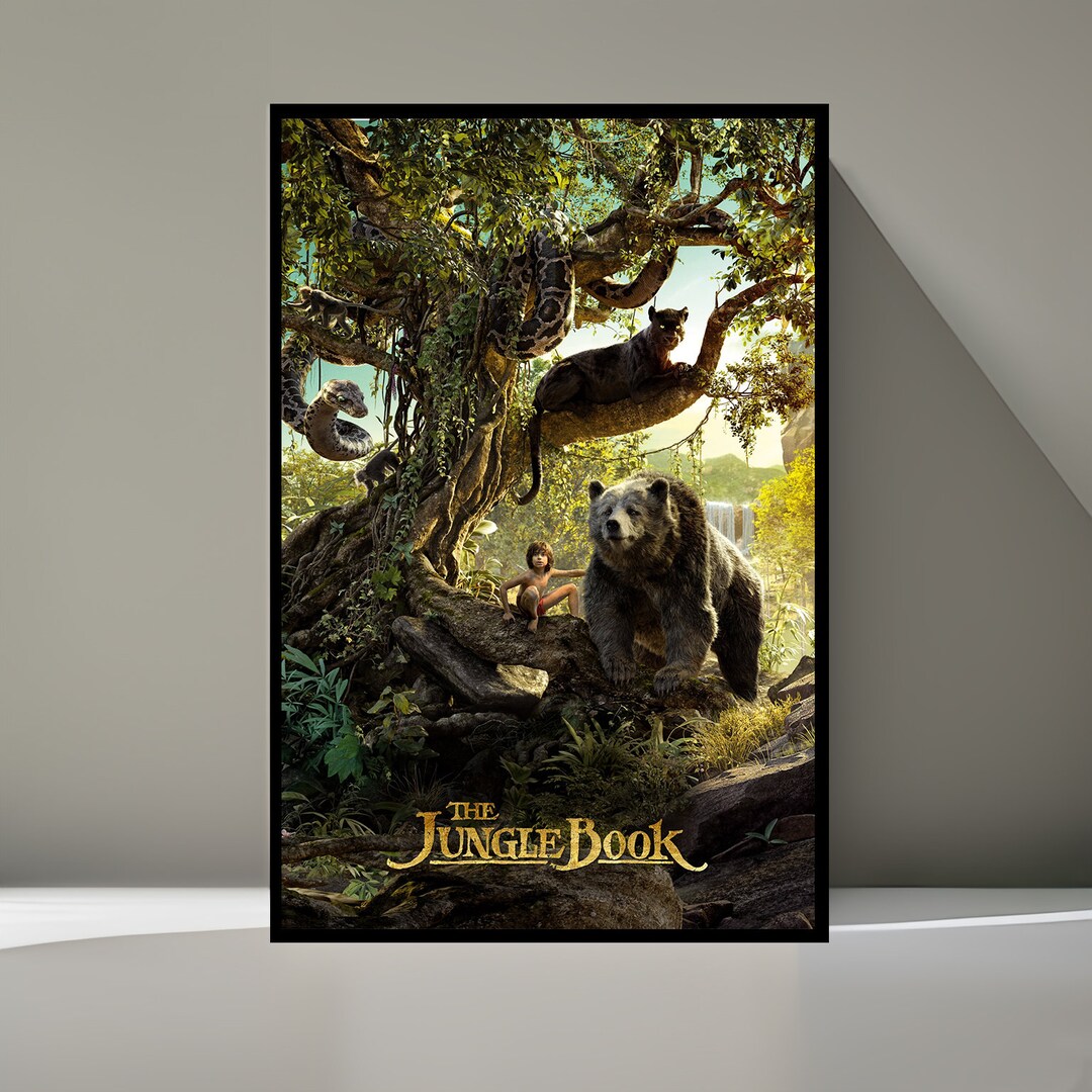 The Jungle Book Movie Poster, Room Decor, Home Decor, Wall Print, Art ...