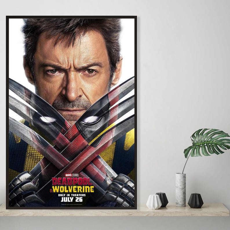 Deadpool & Wolverine Movie Poster, Room Decor, Home Decor, Wall Print ...