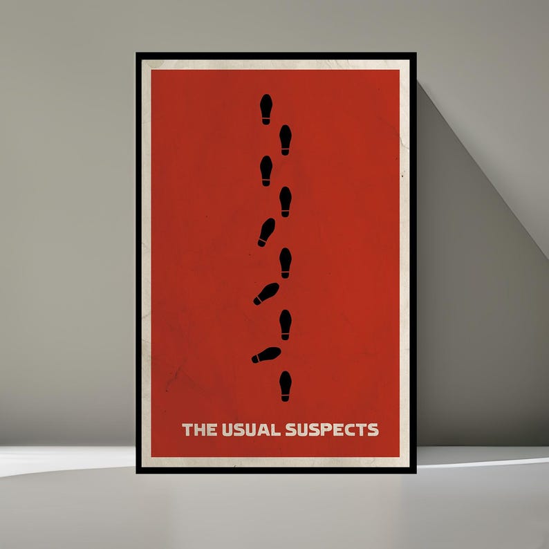 The Usual Suspects Movie Poster, Room Decor, Home Decor, Wall Print ...
