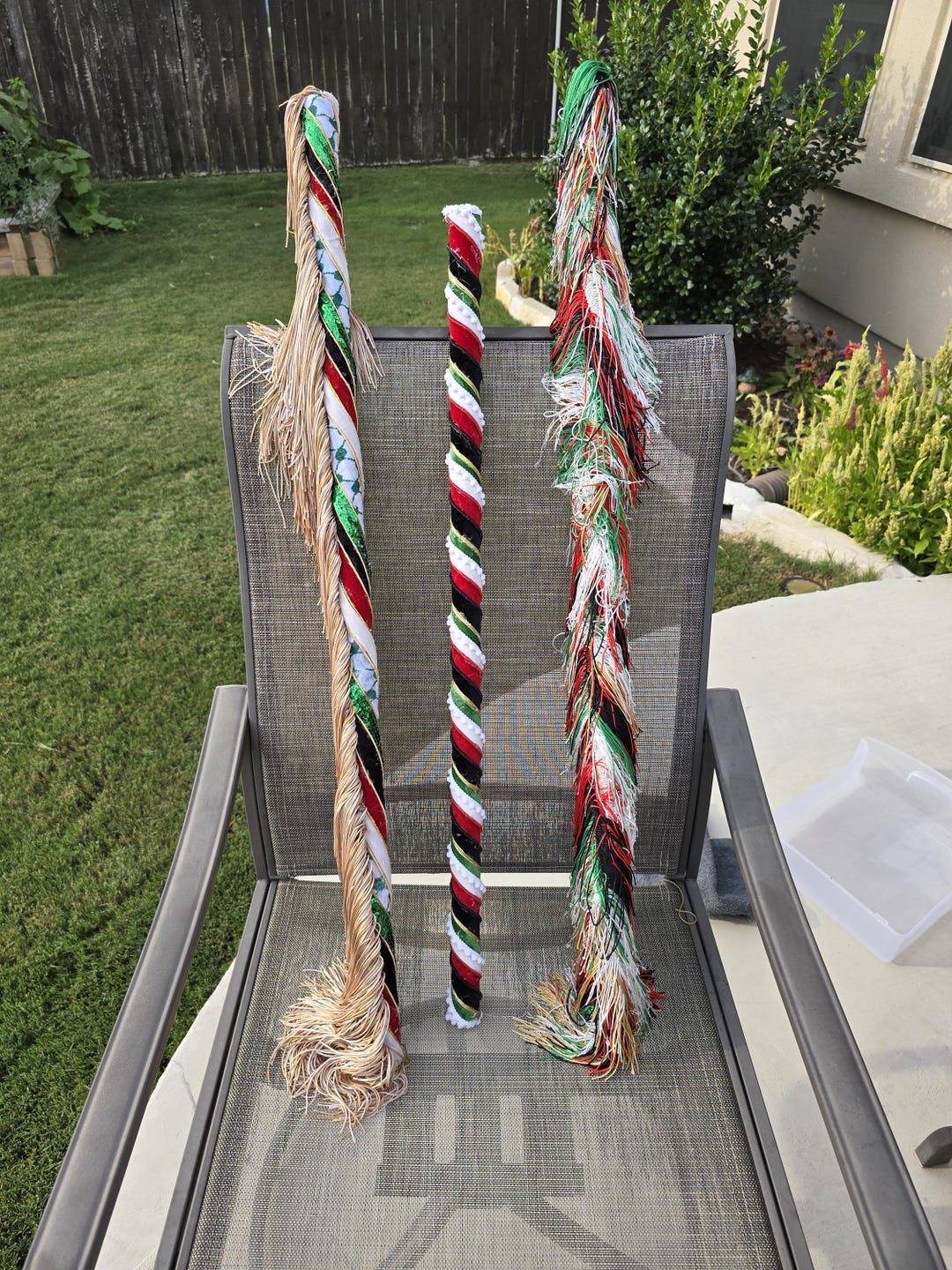 Traditional Dancing Sticks, Dabke, Arab Wedding Dancing Sticks Set of 3 ...