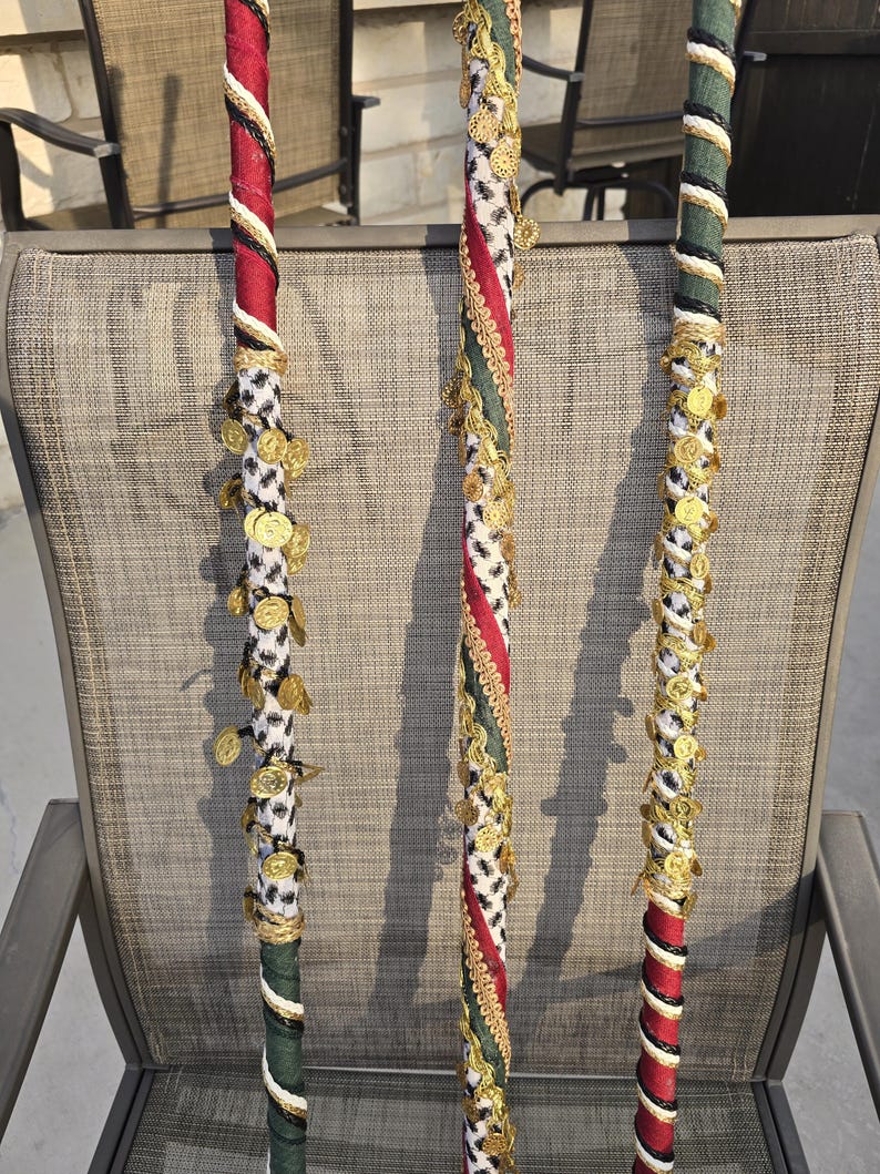 Traditional Dancing Sticks, Dabke, Arab Wedding Dancing Sticks Set of 3 ...