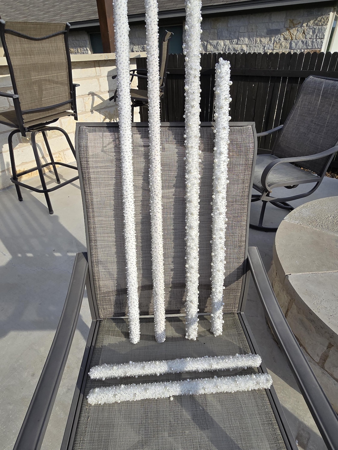 Beaded Bridal Dancing Sticks: Luxe Wedding Decor, Pearl Accents - Etsy