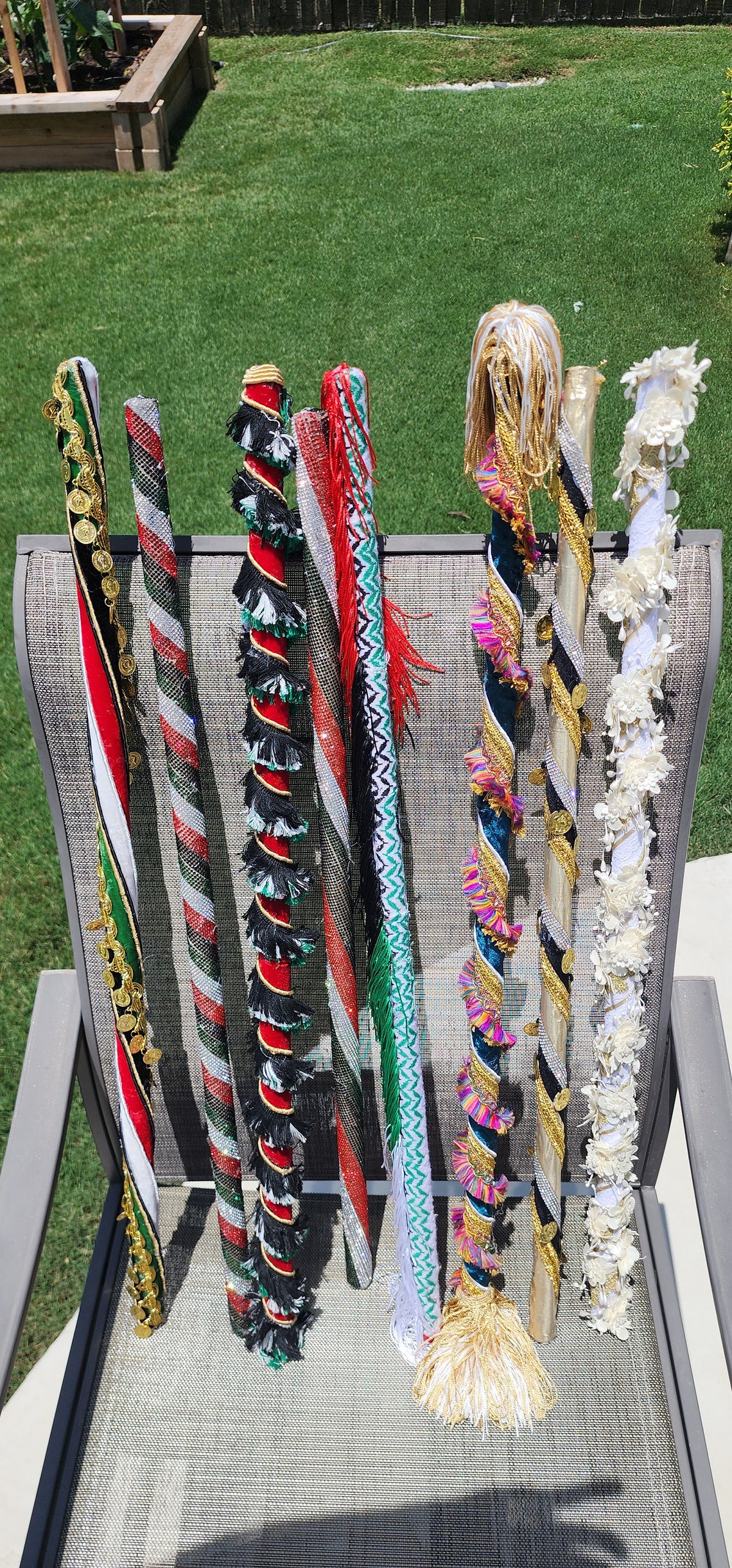 Arab Wedding/engagement/henna Traditional Dancing Sticks, Set of 8 for ...