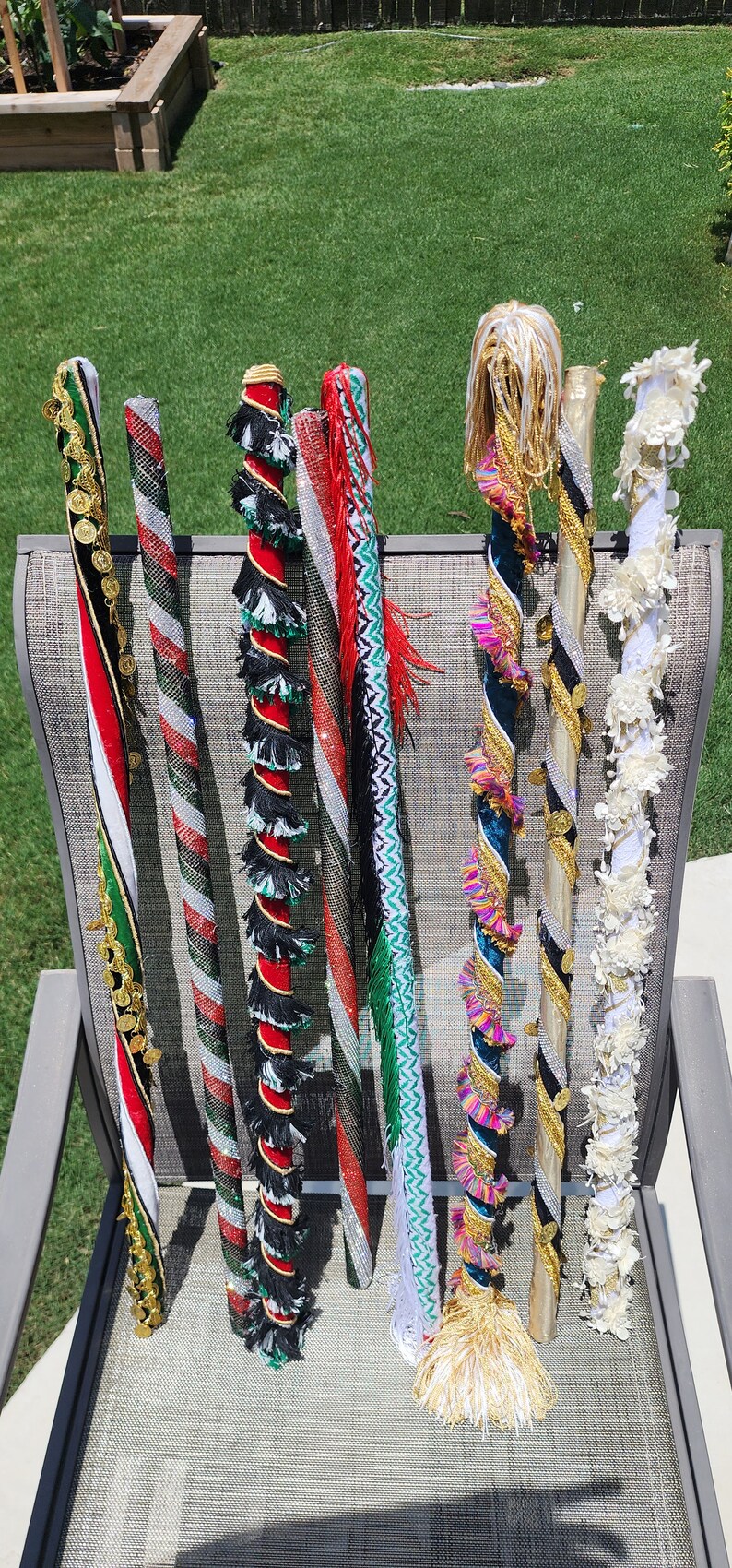 Arab Wedding/engagement/henna Traditional Dancing Sticks, Set of 8 for ...