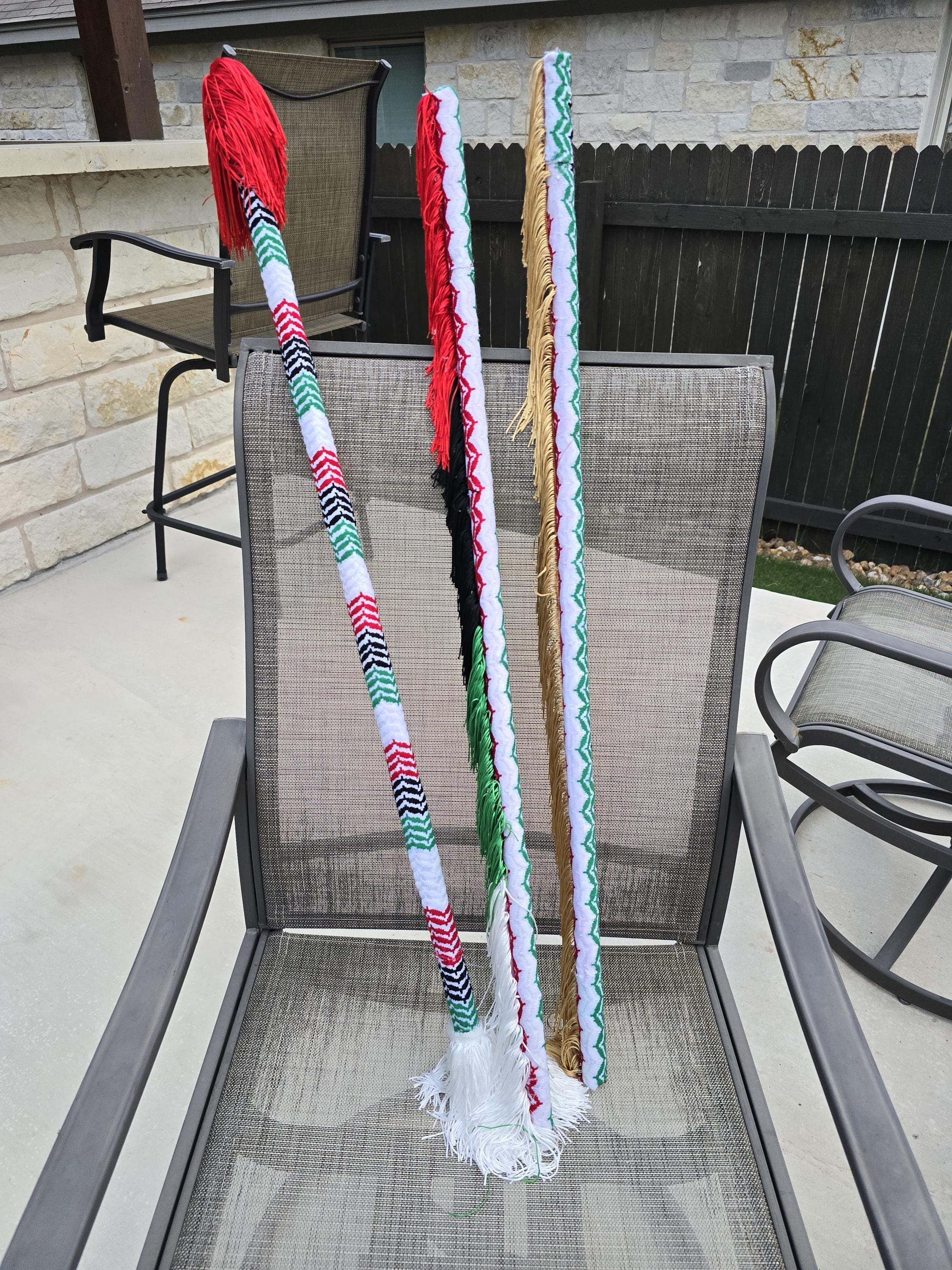 Traditional Dancing Sticks, Dabke, Arab Wedding Dancing Sticks Set of 3 ...