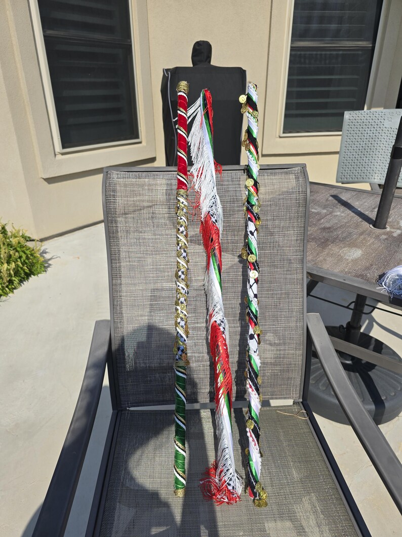Handmade Dabke Dancing Sticks: Arab Wedding Set of 3 - Etsy