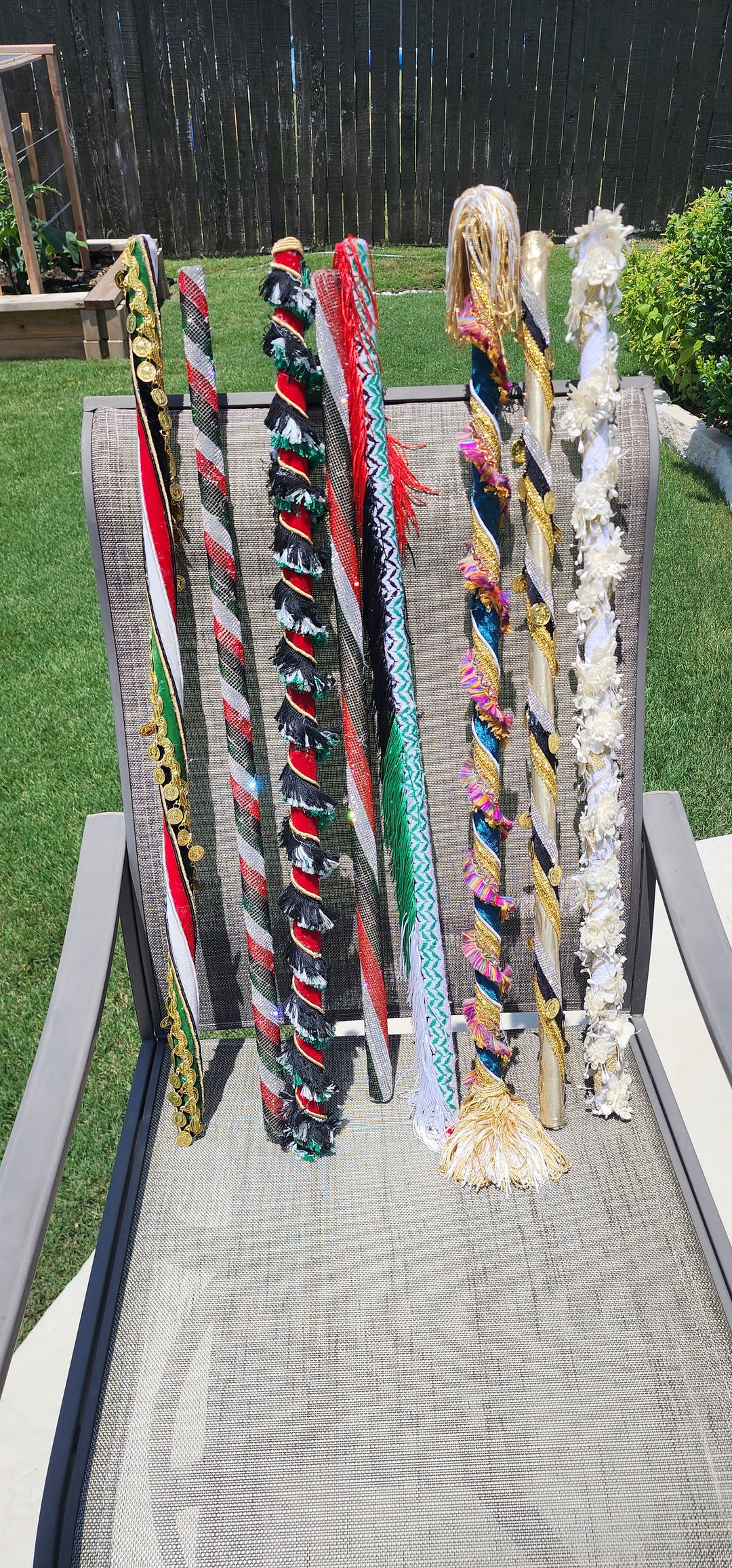 Arab Wedding/engagement/henna Traditional Dancing Sticks, Set of 8 for ...