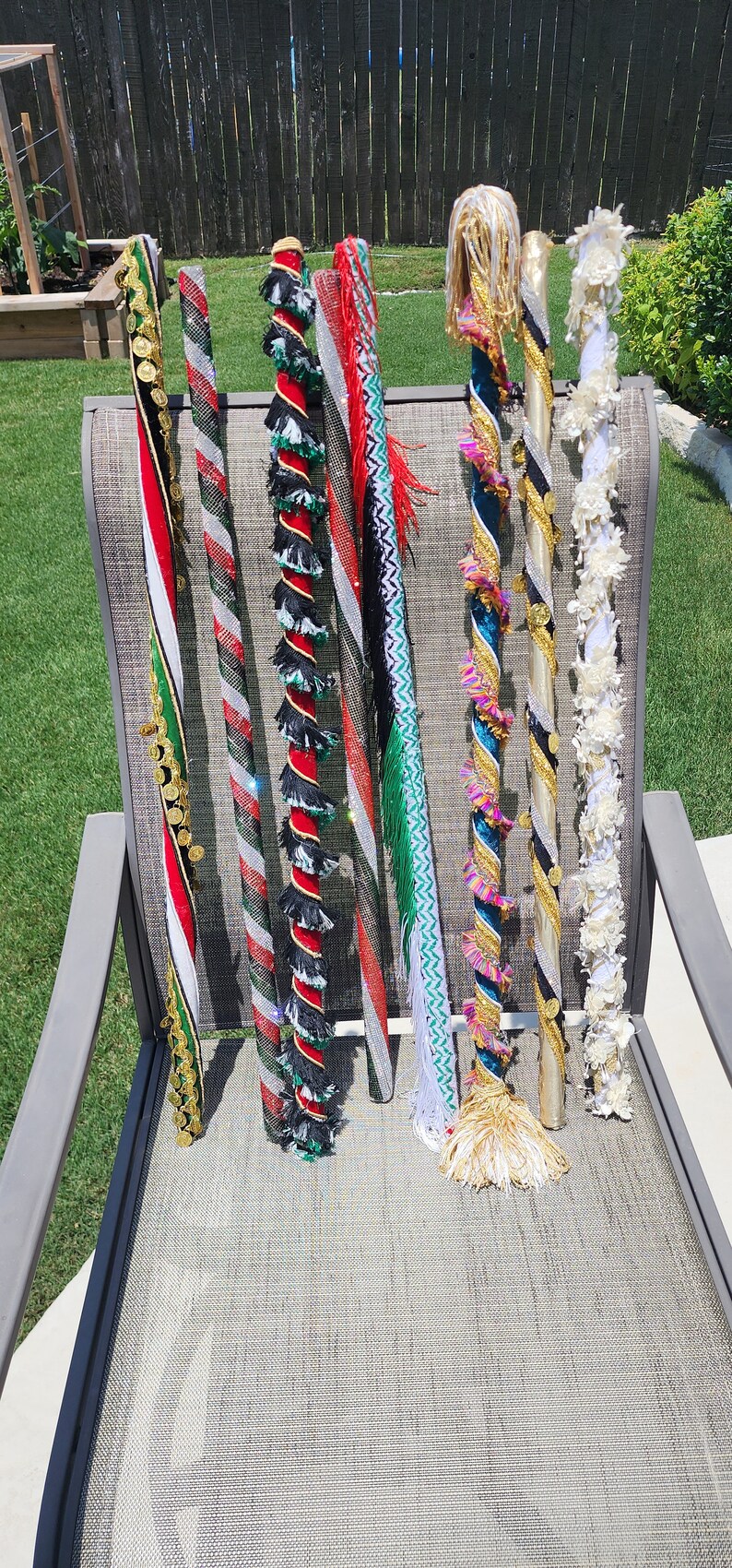 Arab Wedding/engagement/henna Traditional Dancing Sticks, Set of 8 for ...