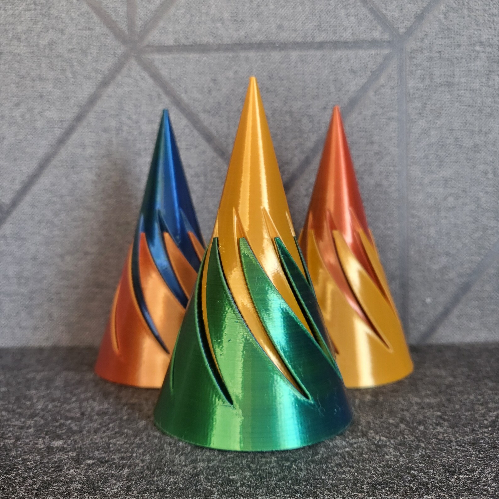 3d Printed Spiral Endless Cone Infinity Spiral Fidget Toy Infinite ...