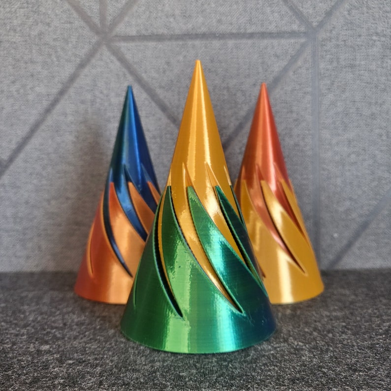 3d Printed Spiral Endless Cone Infinity Spiral Fidget Toy Infinite ...