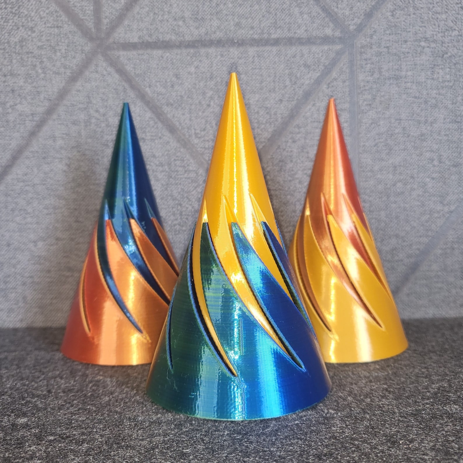 3d Printed Spiral | Endless Cone | Infinity Spiral | Fidget Toy ...