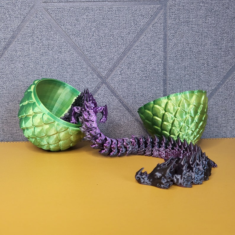 Articulated Dragon | 3d Printed Sensory Dragon Egg | Sensory Fidget Toy ...