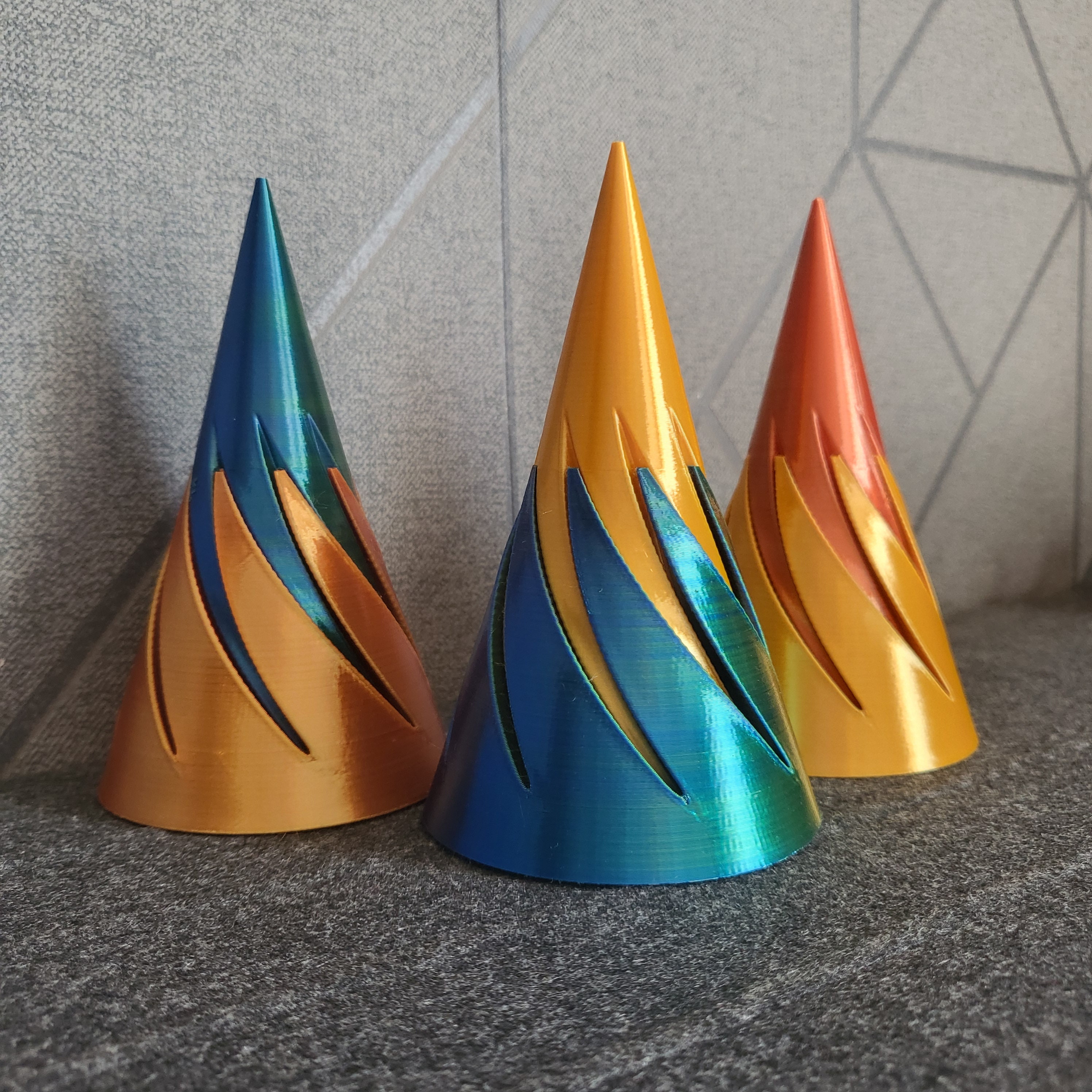 3d Printed Spiral Endless Cone Infinity Spiral Fidget Toy Infinite ...