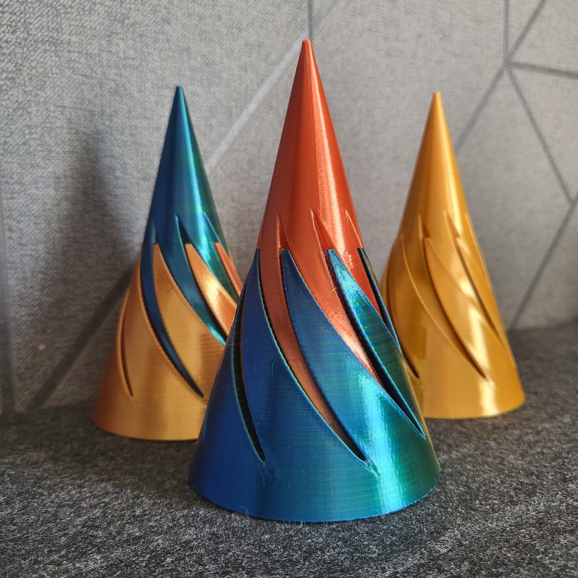 3d Printed Spiral Endless Cone Infinity Spiral Fidget Toy Infinite ...