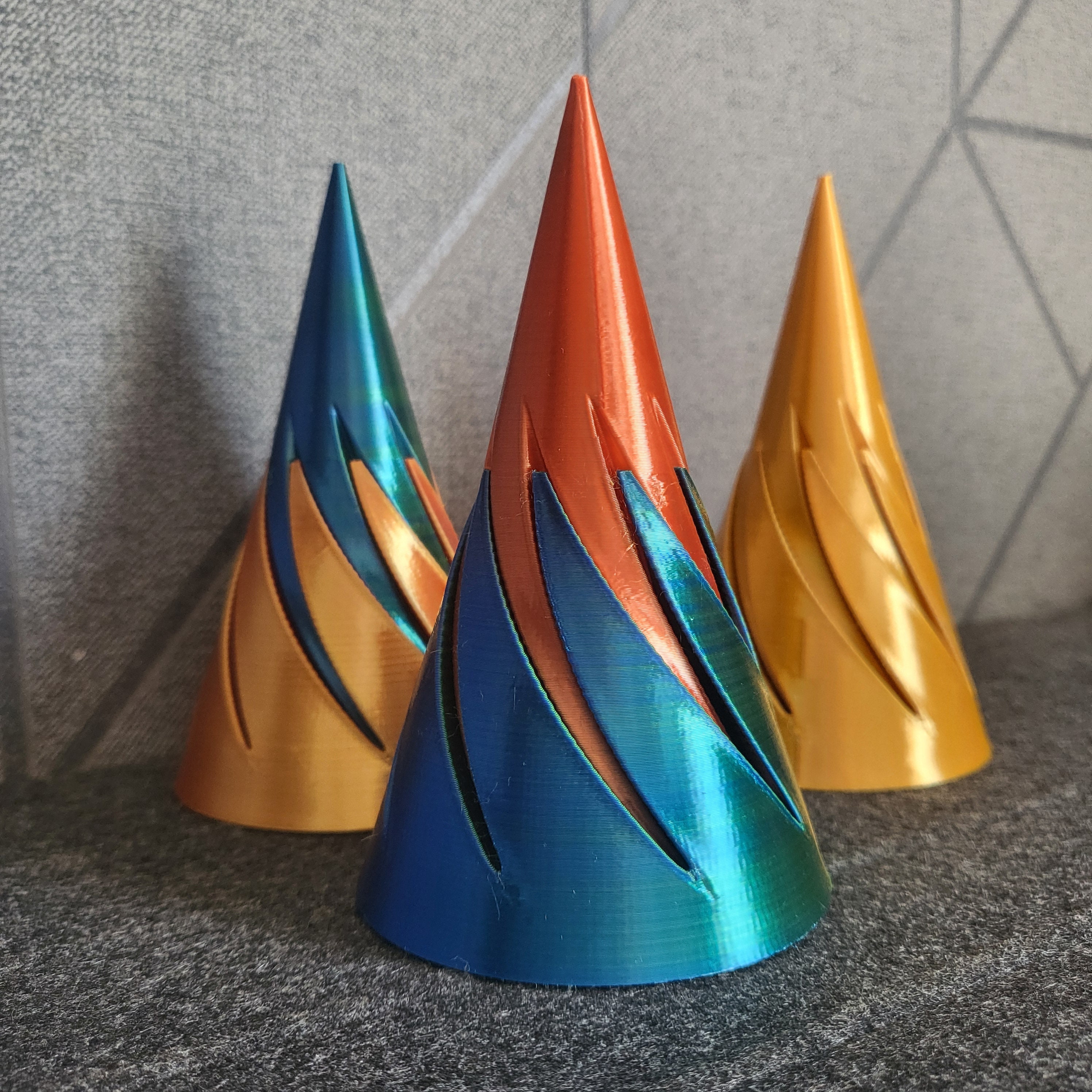 3d Printed Spiral Endless Cone Infinity Spiral Fidget Toy Infinite ...