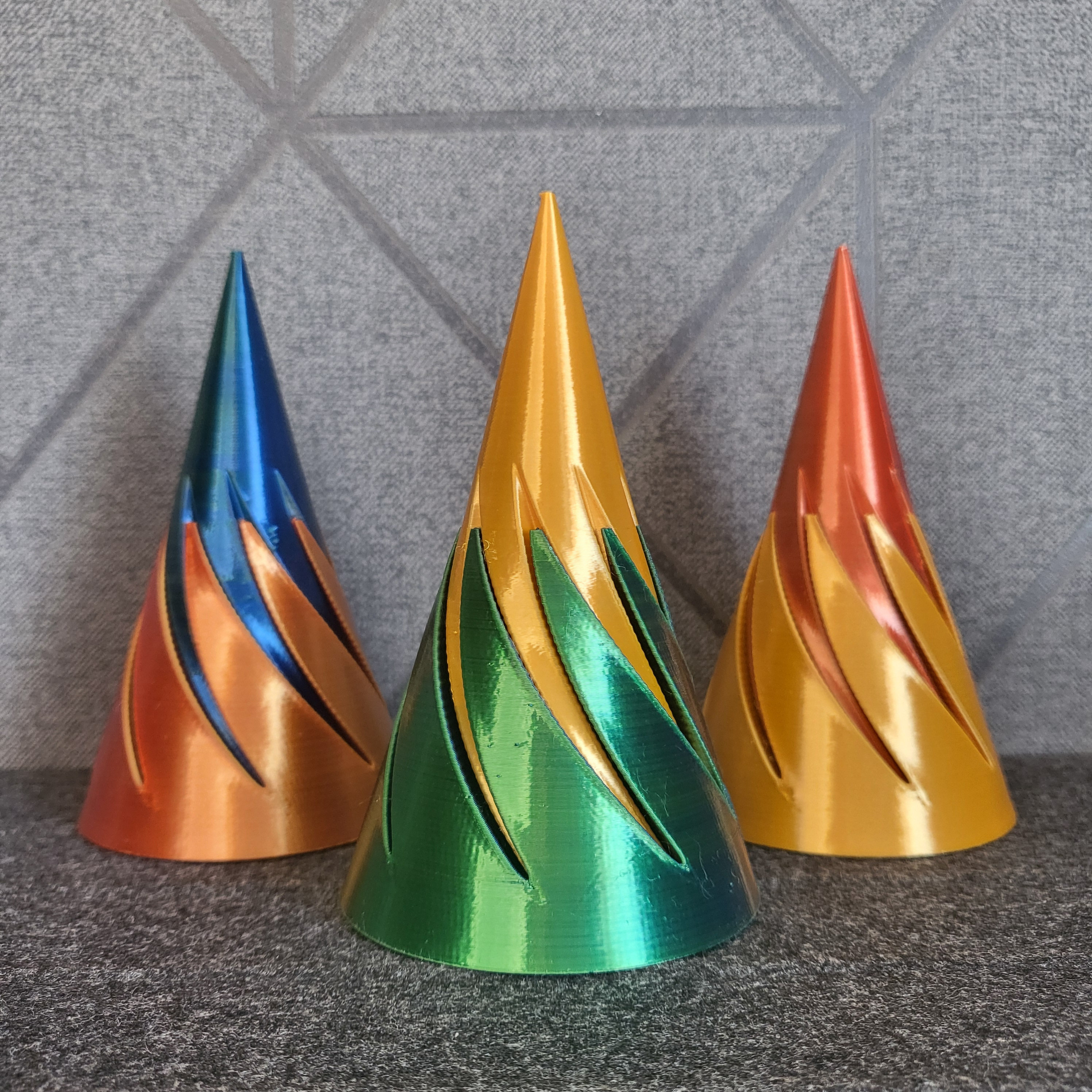 3d Printed Spiral Endless Cone Infinity Spiral Fidget Toy Infinite ...