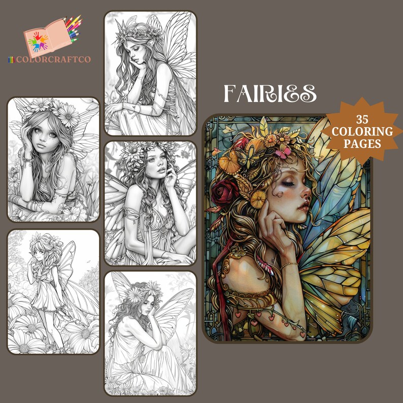 35 Abstract Fairies Coloring Page, Adults Coloring Pages, Cute Kids ...
