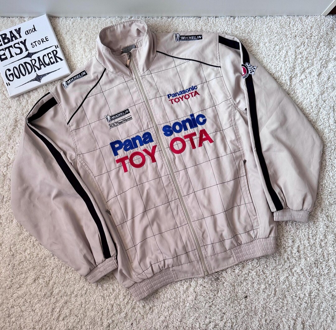 Vintage Toyota Panasonic Racing F1 Motorsport Light Jacket Track ...