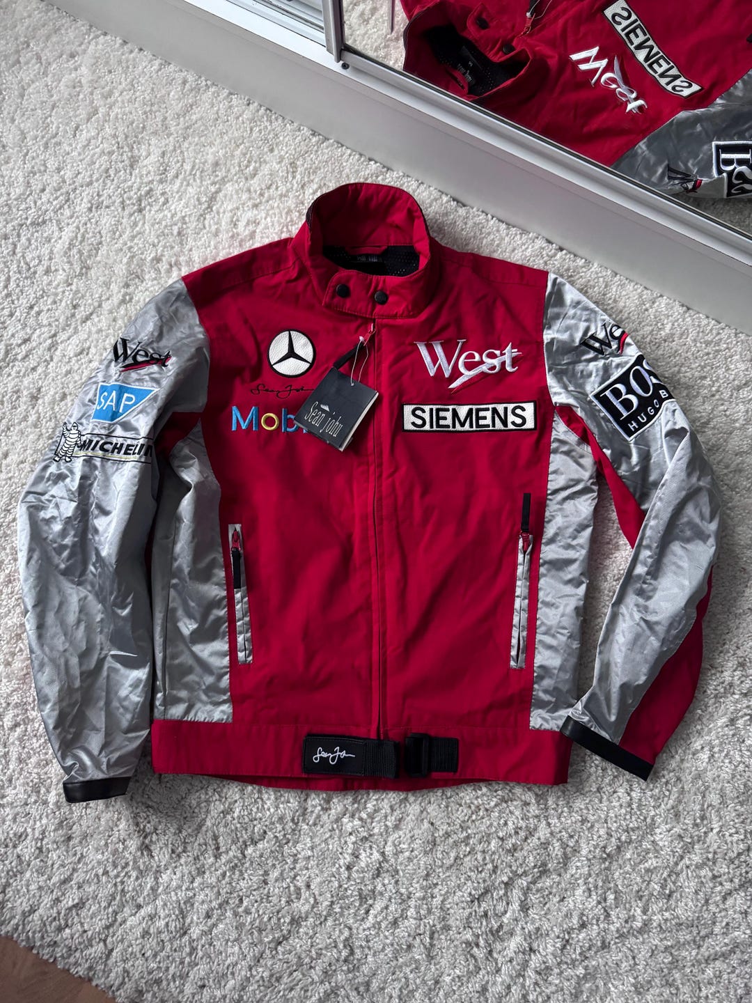 Vintage Mercedes West Mobil 1 Team F1 Racing Boss Motorsport Jacket ...
