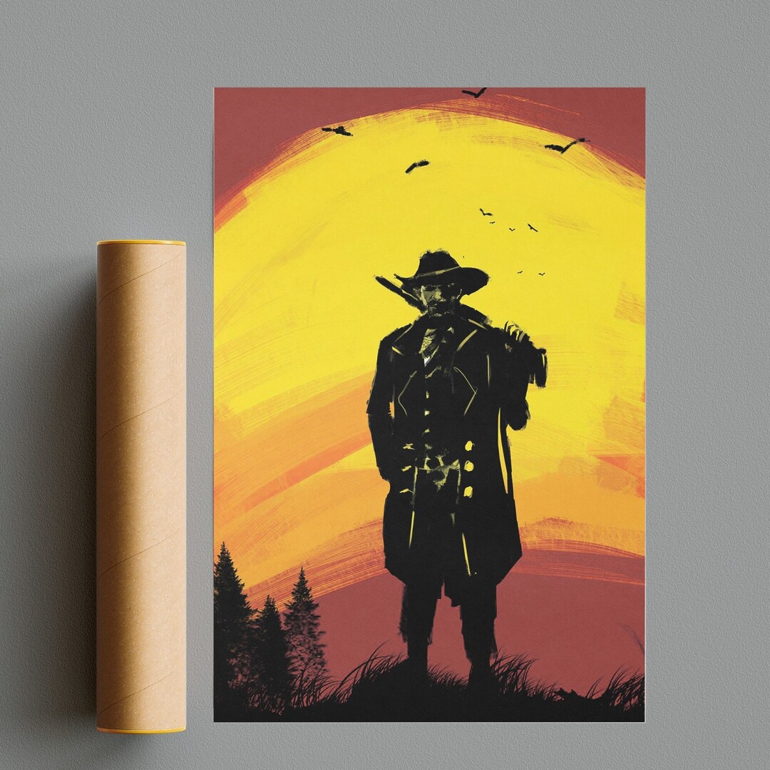 Arthur Morgan Alternative Poster Arthur Morgan Poster Decoration Poster ...