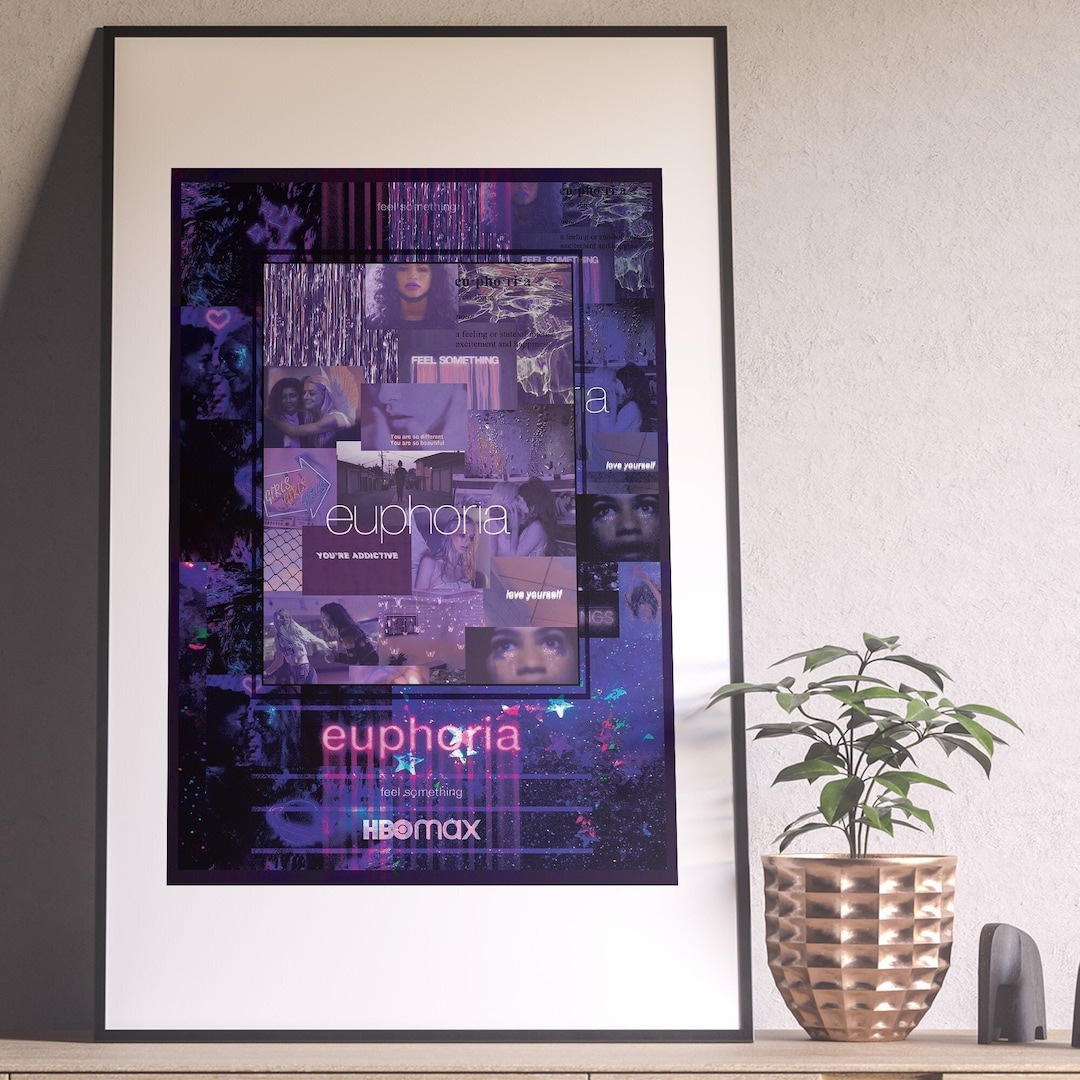 Euphoria Poster Euphoria TV Show Poster Euphoria Print Wall Art ...