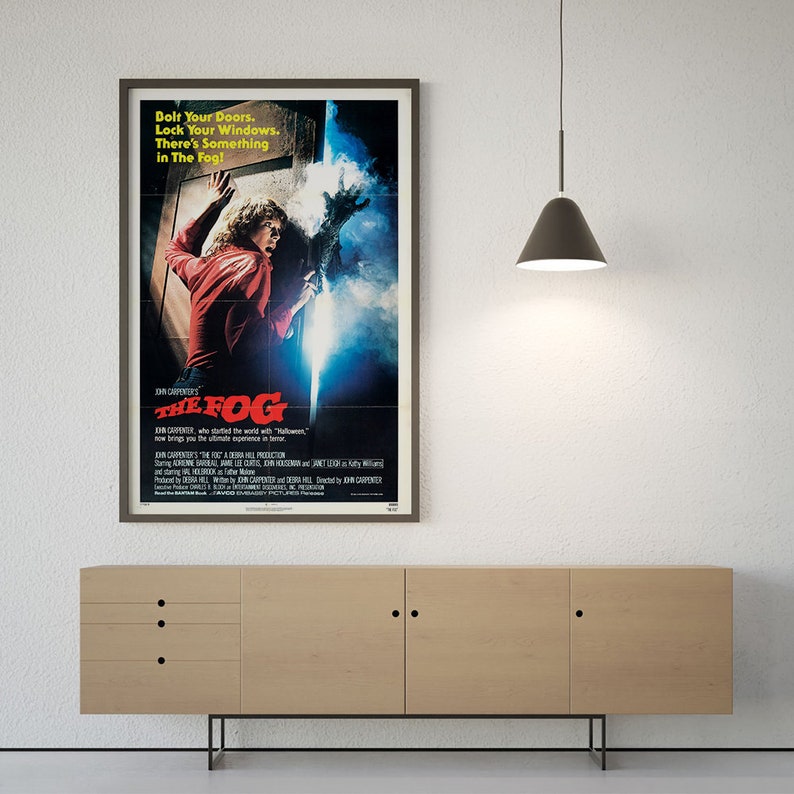 The Fog Movie Poster, Unique Movie Poster Wall Art, Gift for Movie ...