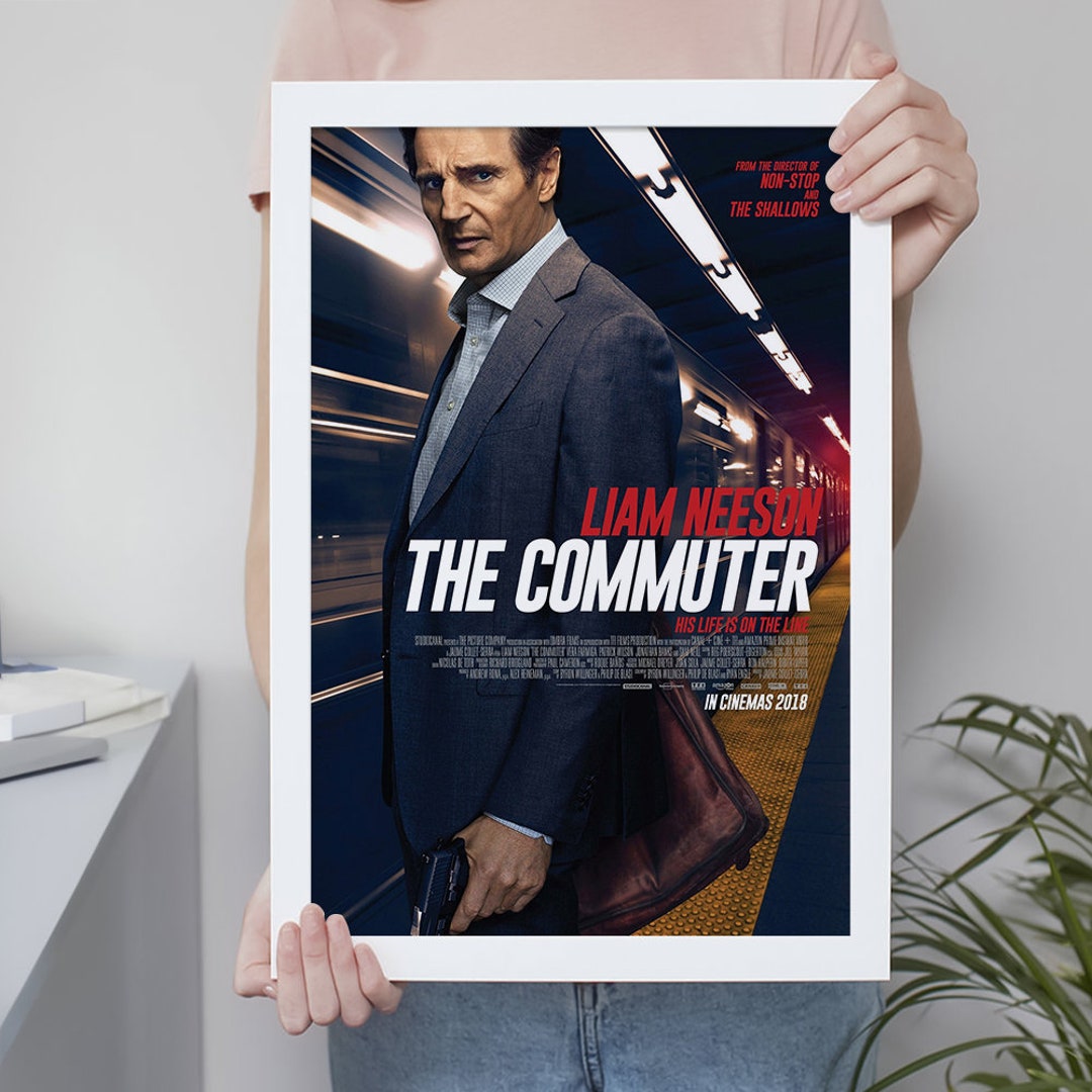 The Commuter Movie Poster, Unique Movie Poster Wall Art, Gift for Movie ...