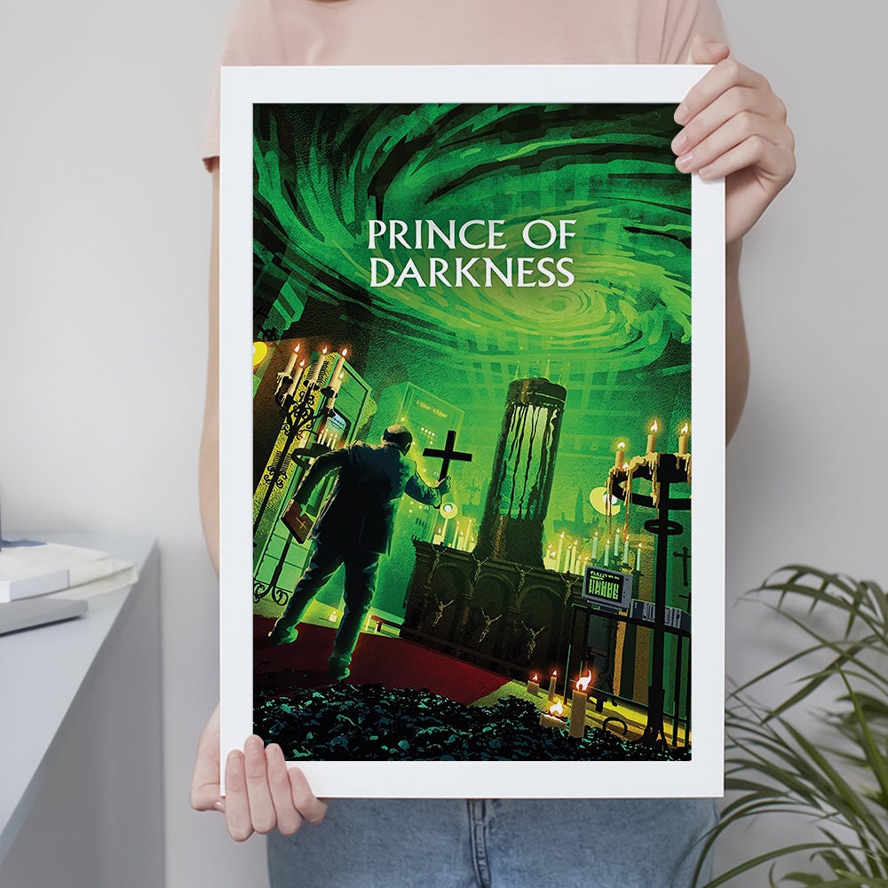 Prince of Darkness Movie Poster, Unique Movie Poster Wall Art, Gift for ...