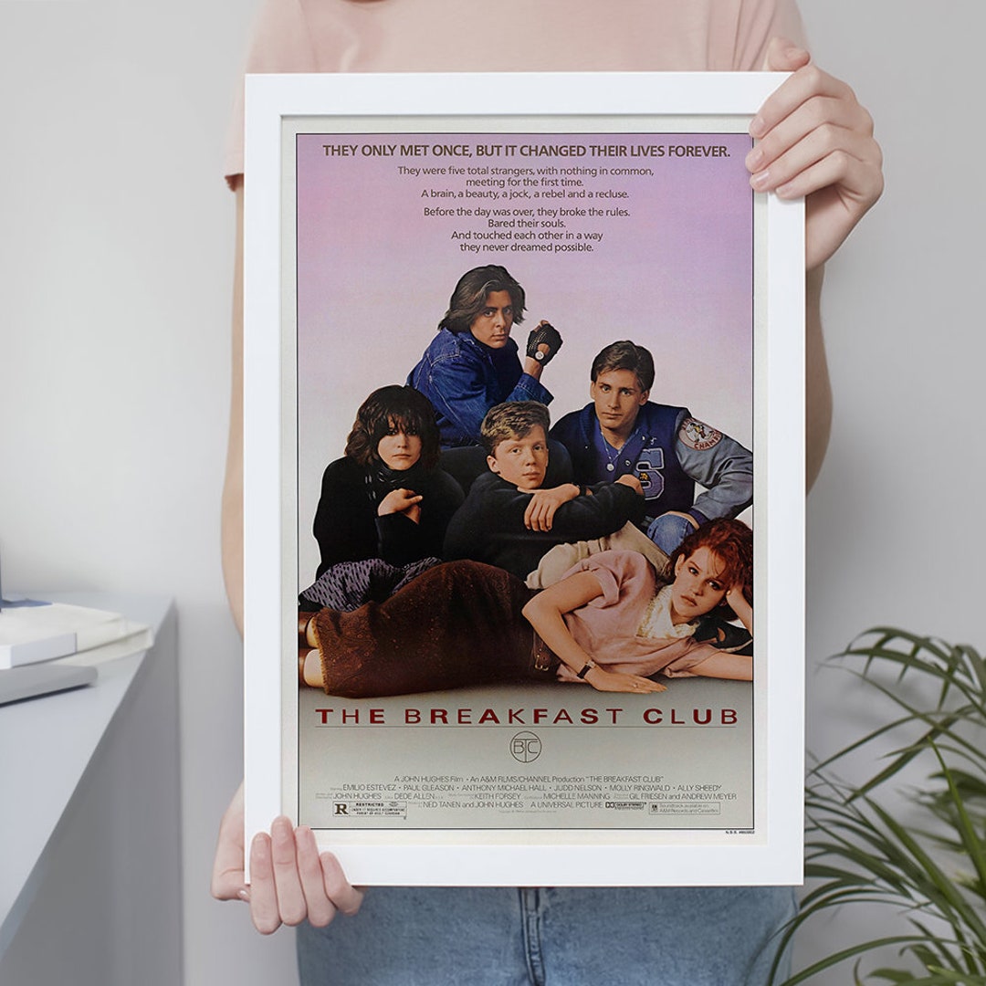 The Breakfast Club Movie Poster, Unique Movie Poster Wall Art, Gift for ...