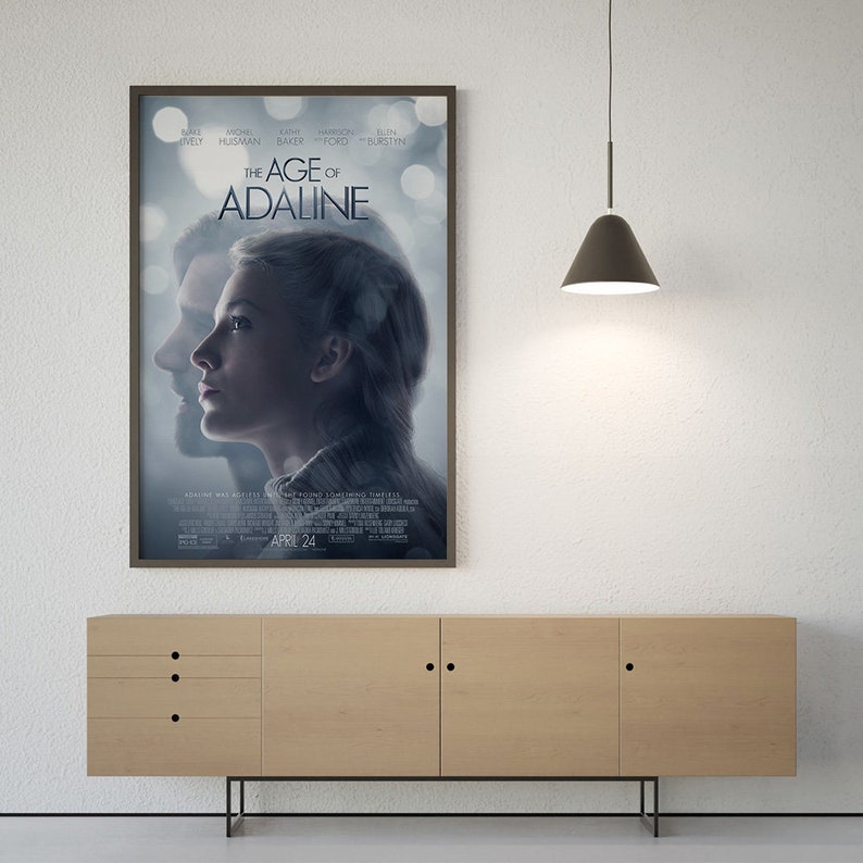 The Age of Adaline Movie Poster, Unique Movie Poster Wall Art, Gift for ...