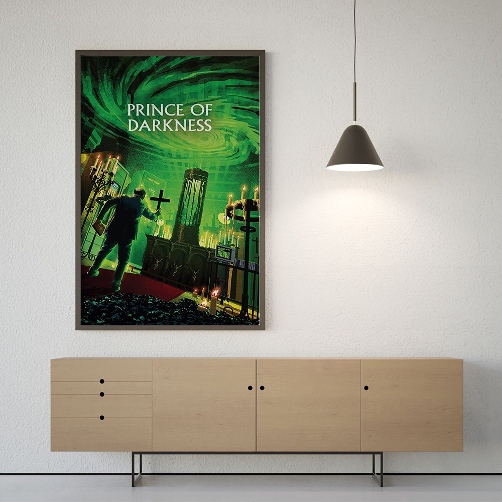 Prince of Darkness Movie Poster, Unique Movie Poster Wall Art, Gift for ...