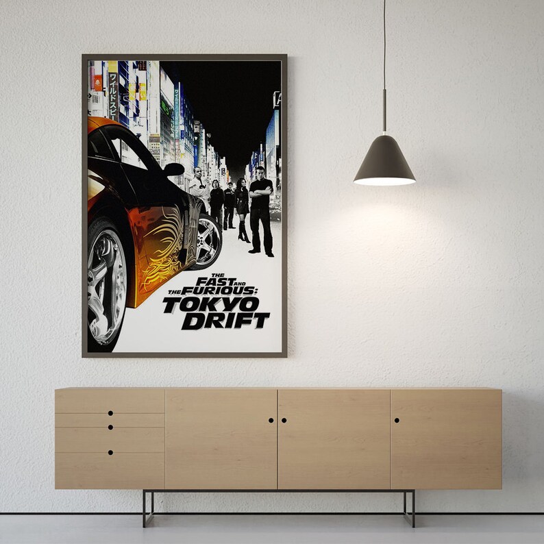 The Fast and the Furious Tokyo Drift Movie Poster, Unique Movie Poster ...